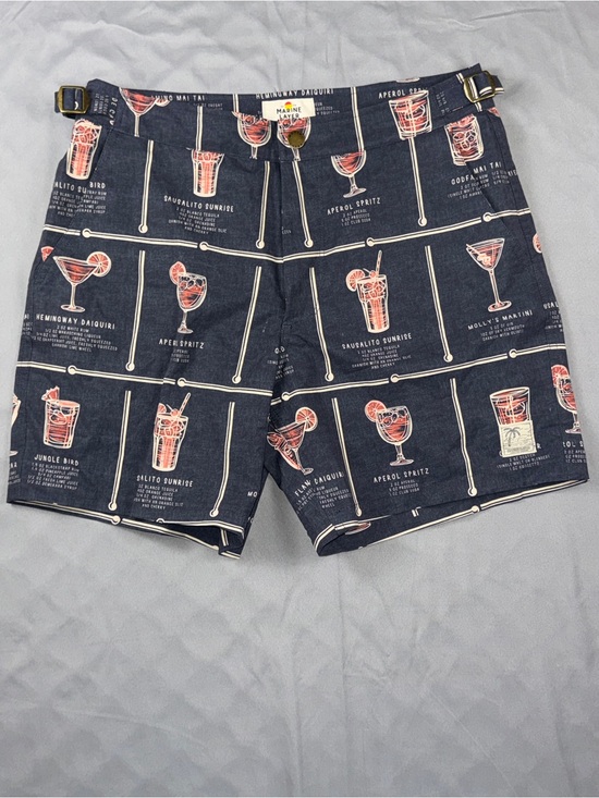 Marine Layer | Swim | Marine Layer Swim Trunks Mens 3 Blue Cocktail ...